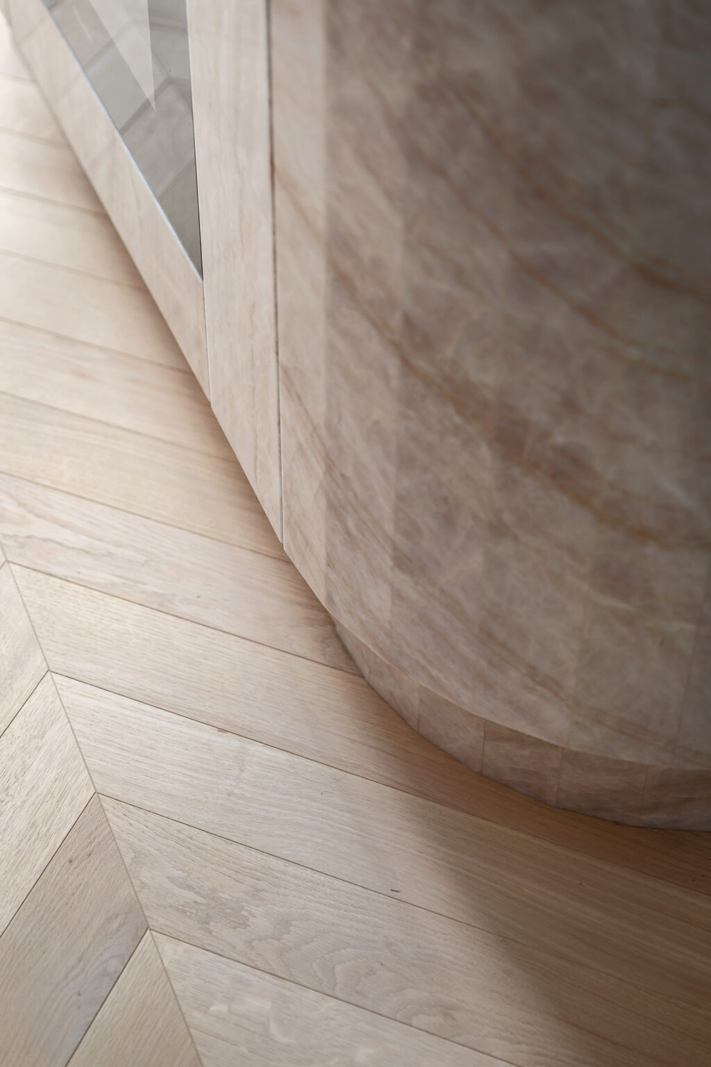 Chevron Parquet — Exclusive Flooring from Sustainable Forestry.