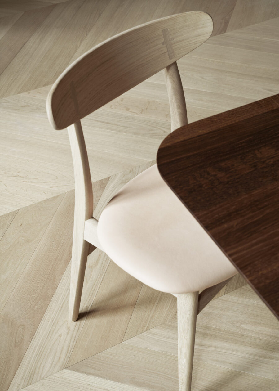 Chevron Parquet — Flooring in Oak, Ash and Walnut.